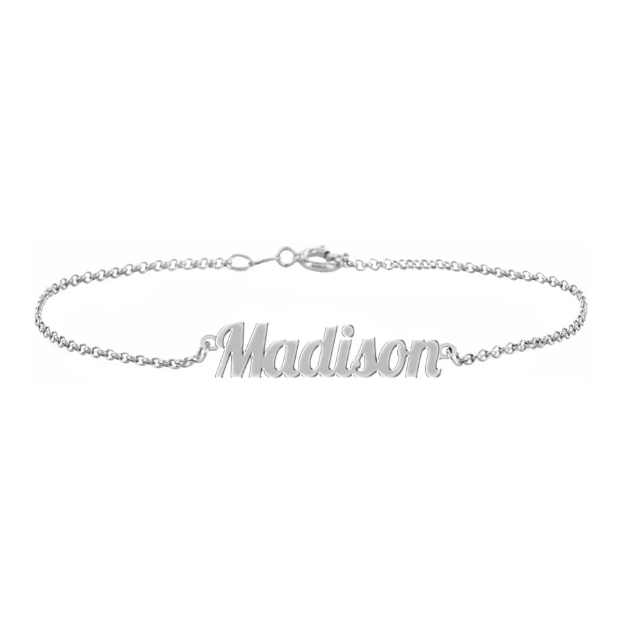 Madison Style Name Bracelet | Build A Jewel